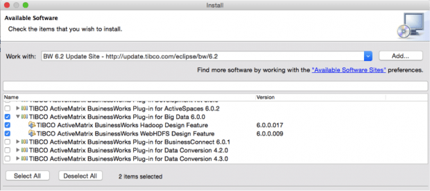 TIBCO ActiveMatrix BusinessWorks 6 + Apache Hadoop = Big Data ...
