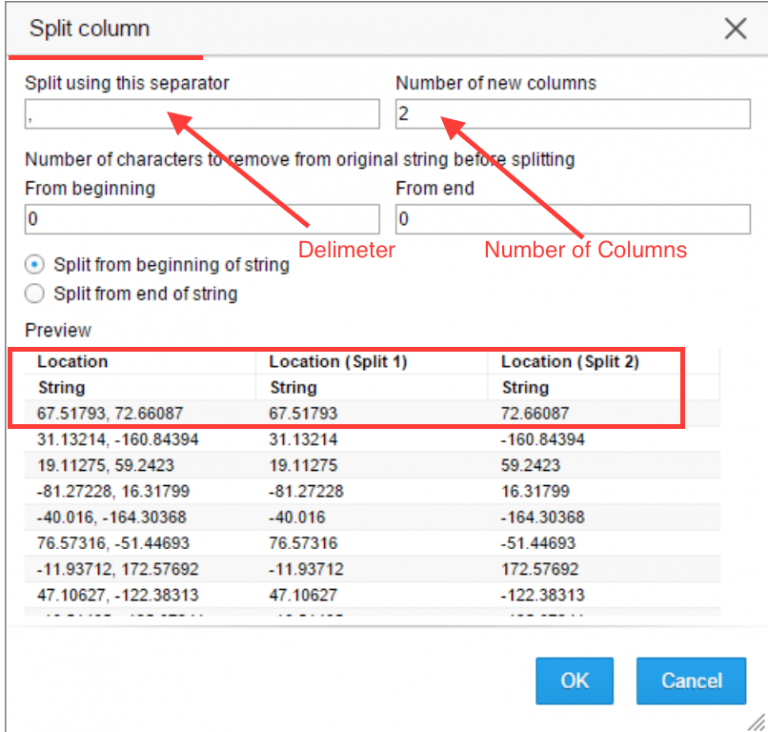 How to Prepare Complex Data Using Split Columns | The TIBCO Blog
