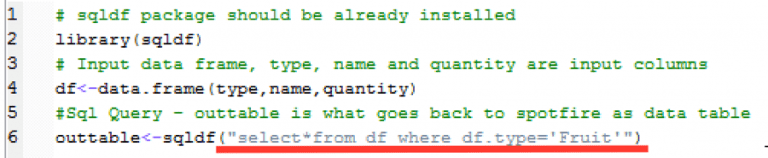 How To Use Sql In Spotfire Data Functions The Tibco Blog